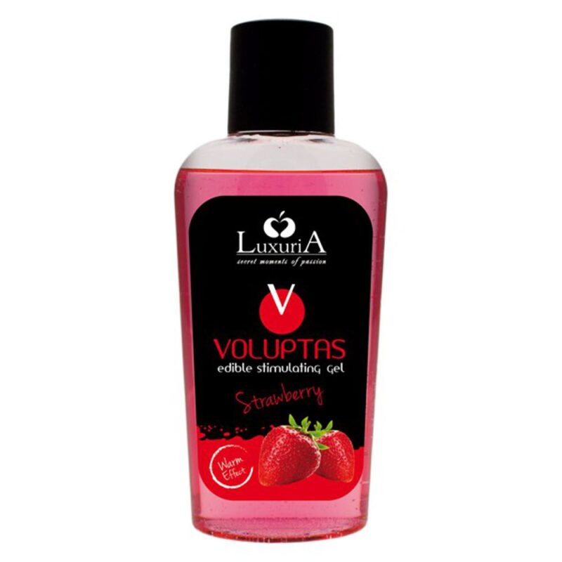 LUBRIFICANTE INTIMO STIMOLANTE EDIBILE LUXURIA VOLUPTAS STRAWBERRY 100 ...